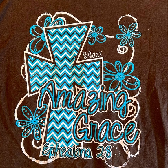 Tops | Blessed Girl Tee Chocolateteal B36 | Poshmark